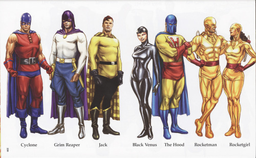 Seduced by the New...: Alex Ross Character Designs