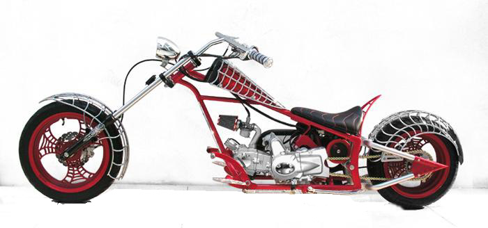 auto mobiles: mini chopper bike