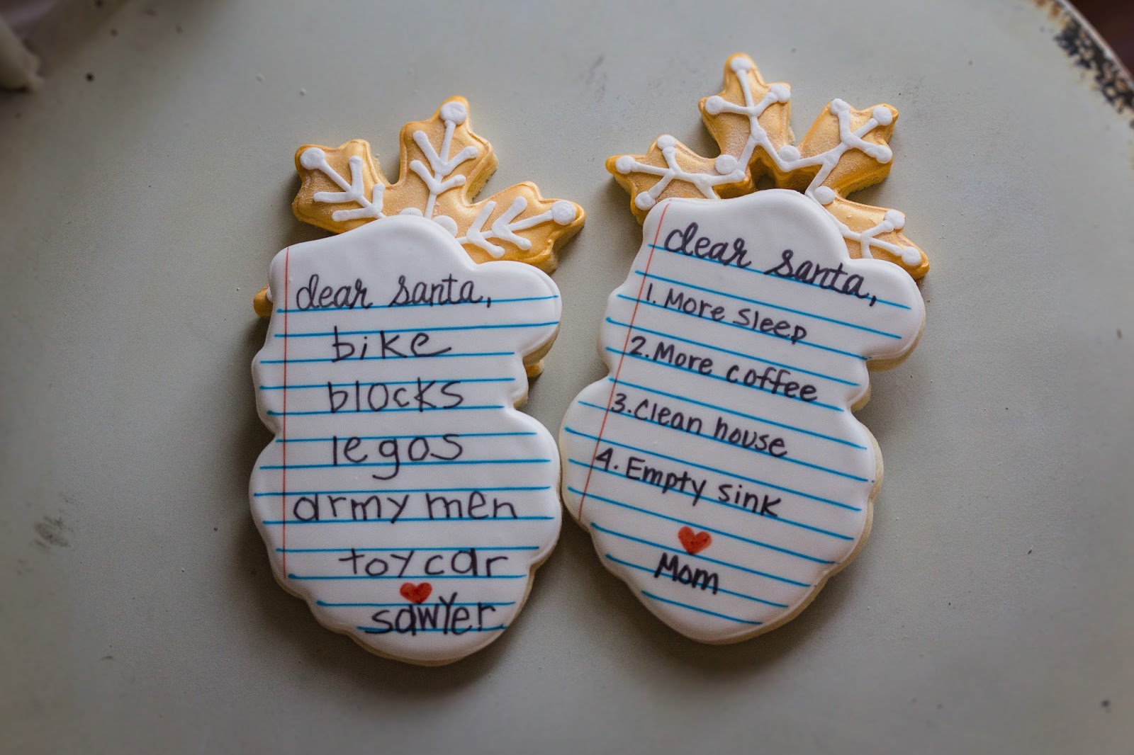 The Doughmestic Housewife: DIY Cookies For Santa and Mrs. Clause