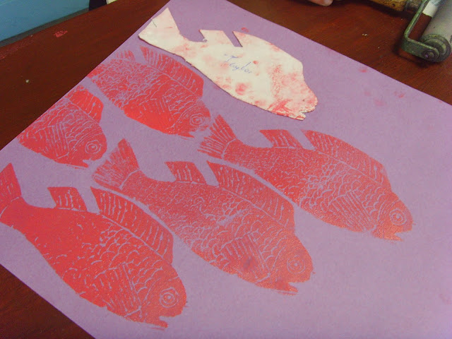Corbet Art: Exploring poly block printing