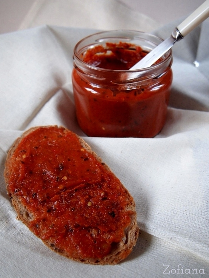 Pasta Ajvar / ajwar | Moja wersja z dodatkiem cukinii i aromatycznych ...