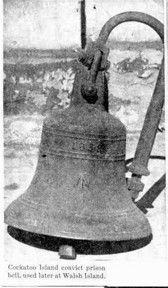 Nancy leathem's Trees and Branches: Cockatoo Island convict prison Bell ...