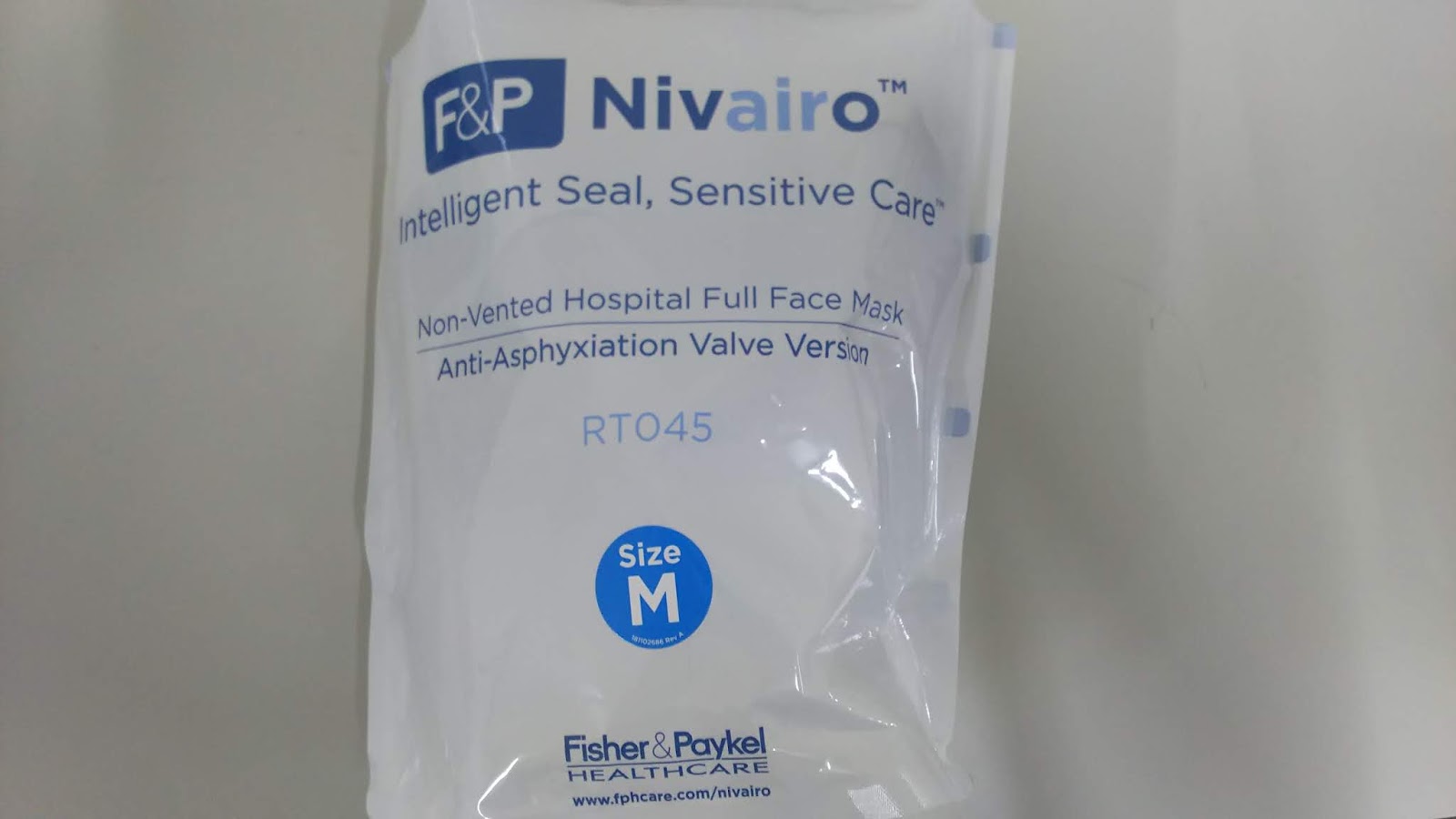 F&PのNPPV用マスク Nivairo（ニヴァイロ）を使ってみた-臨床工学技士による呼吸療法勉強会