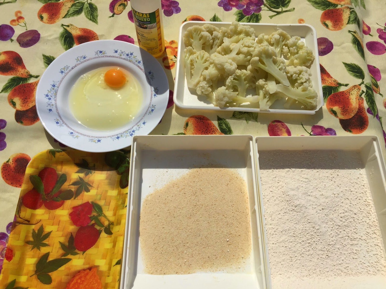 Anabeladas .: RECETA: COLIFLOR EMPANADA