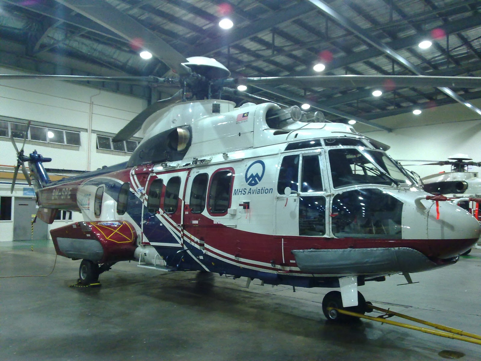 (MHS AVIATION CADET PILOT): MHS AVIATION HELICOPTER MODEL EC225 LP MARK 2.