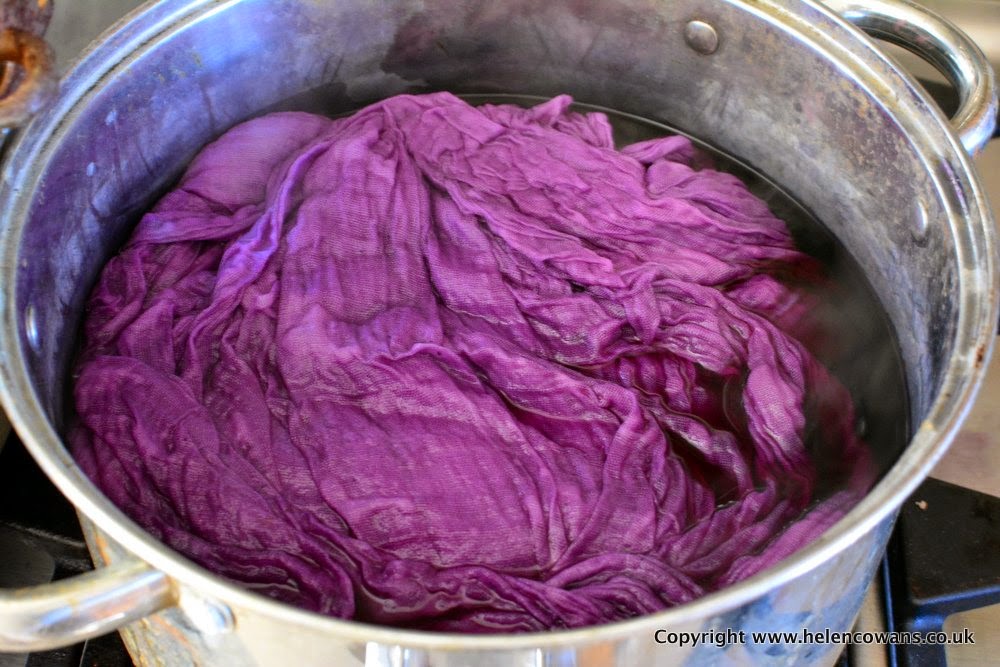 Textile Goddess: Logwood and rust dyeing part 1