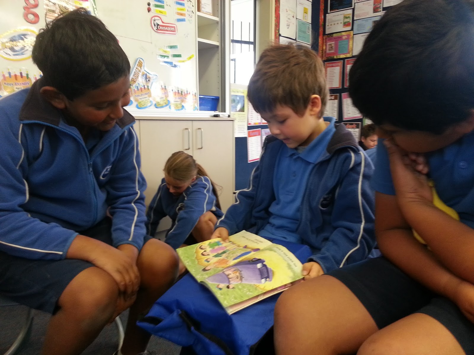 J Cameron D Kinsey: Reading with our Buddy Class
