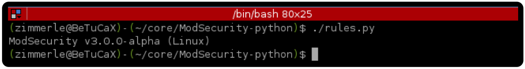 Devstdout Modsecurity Python Bindings Parsing Modsecurity Rules From Python