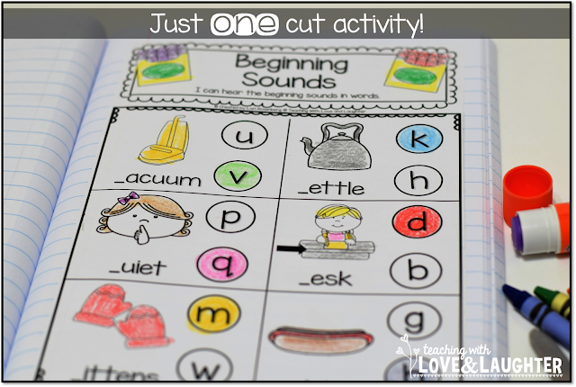 Teaching With Love and Laughter: Kindergarten Phonics Interactive Notebooks