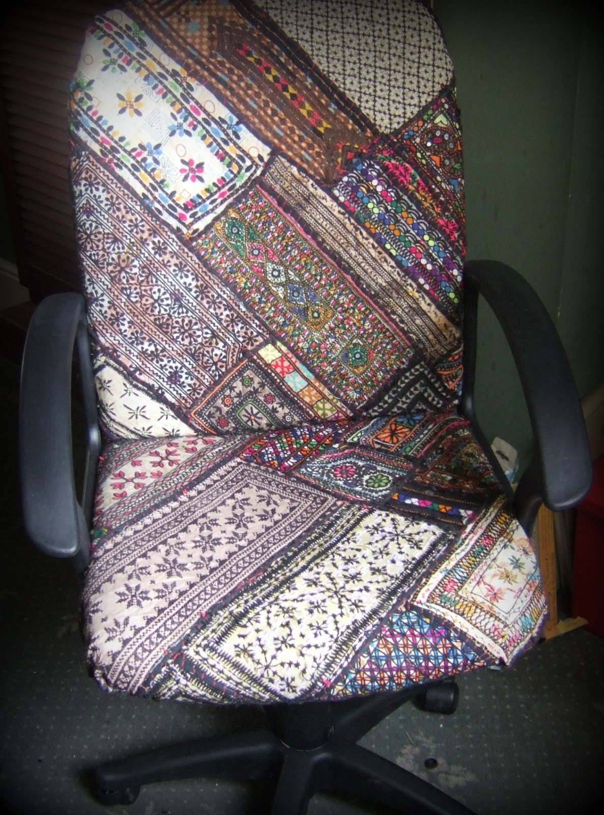 Vintage Hearth: Make do and Mend - Recovered Computer Chair.