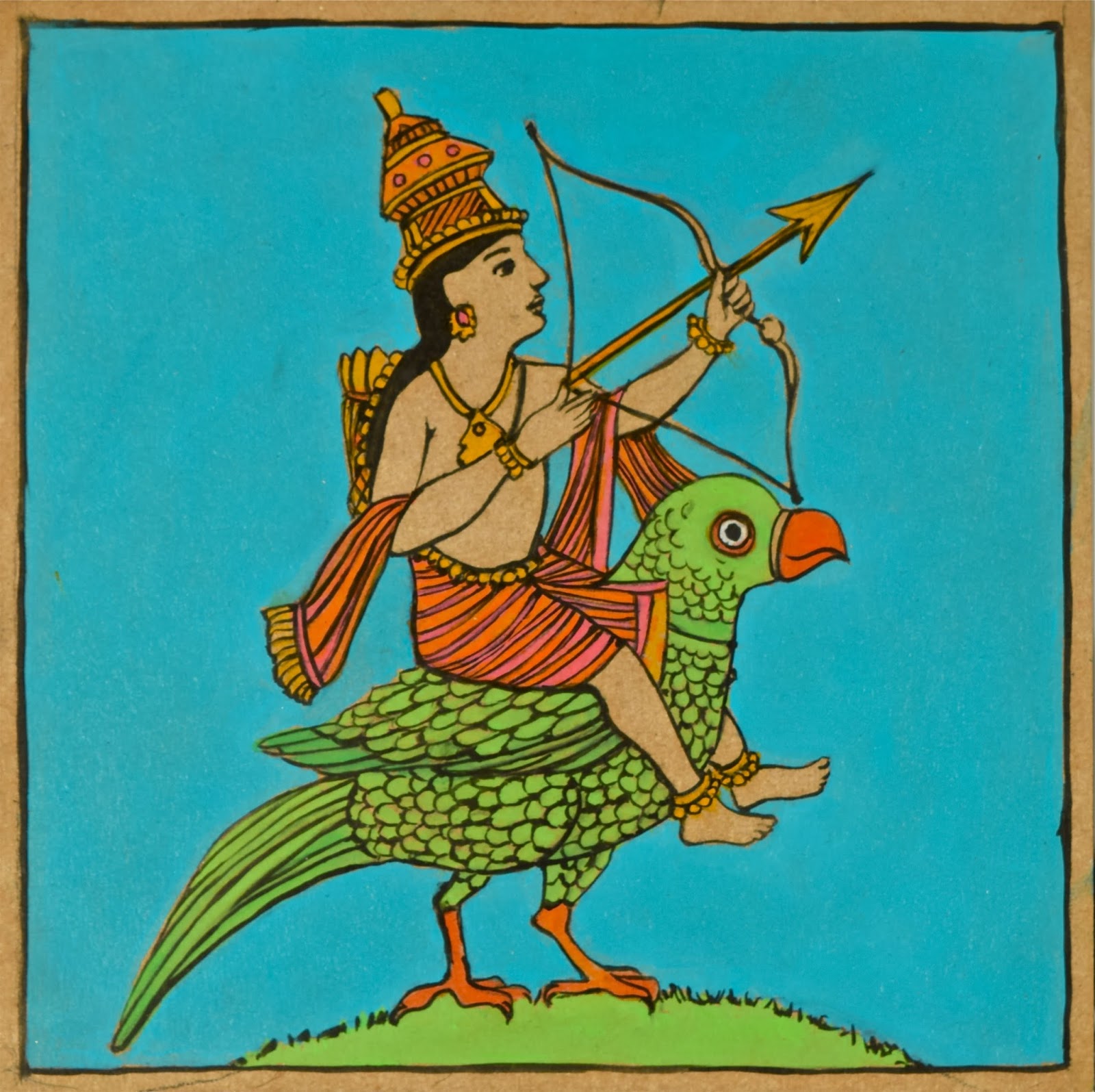 ESTAS DIVINIDADES PSIQUEMOLAN: K A M A D E V A : ES EL DIOS HINDÚ DEL ...