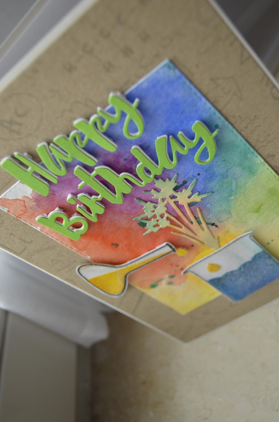 Chemistry Birthday Card ~ Stuff and Spice