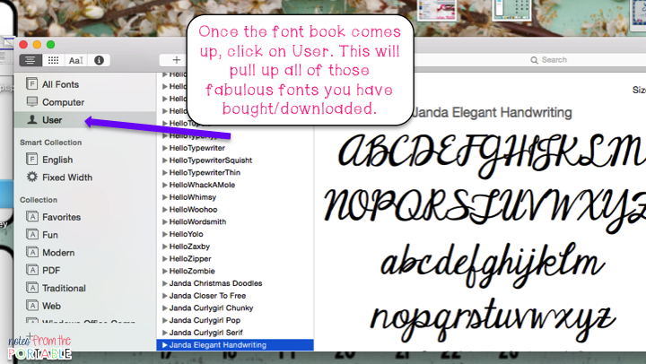 How to Organize Fonts for Easy Use - Notes from the Portable