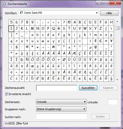 Character Map - Membuat Tulisan atau Simbol dengan Karakter Khusus ...
