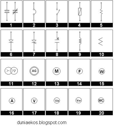 Simbol - simbol Listrik | TAKAFULEKO