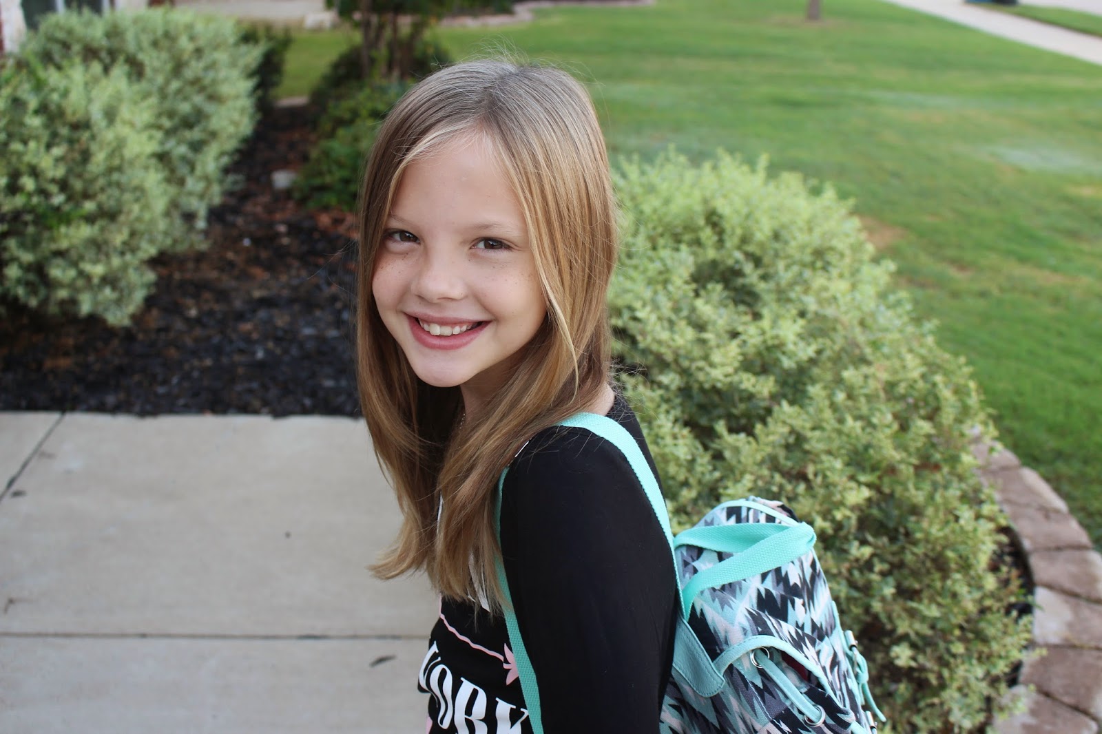 Two Fish in a Bed : First Day of School 2014