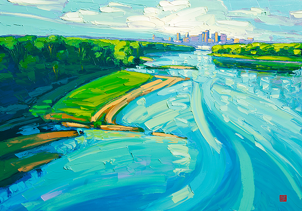 The Arts by Karena: Renowned Painter Allan Chow-The 2013 Artists Series