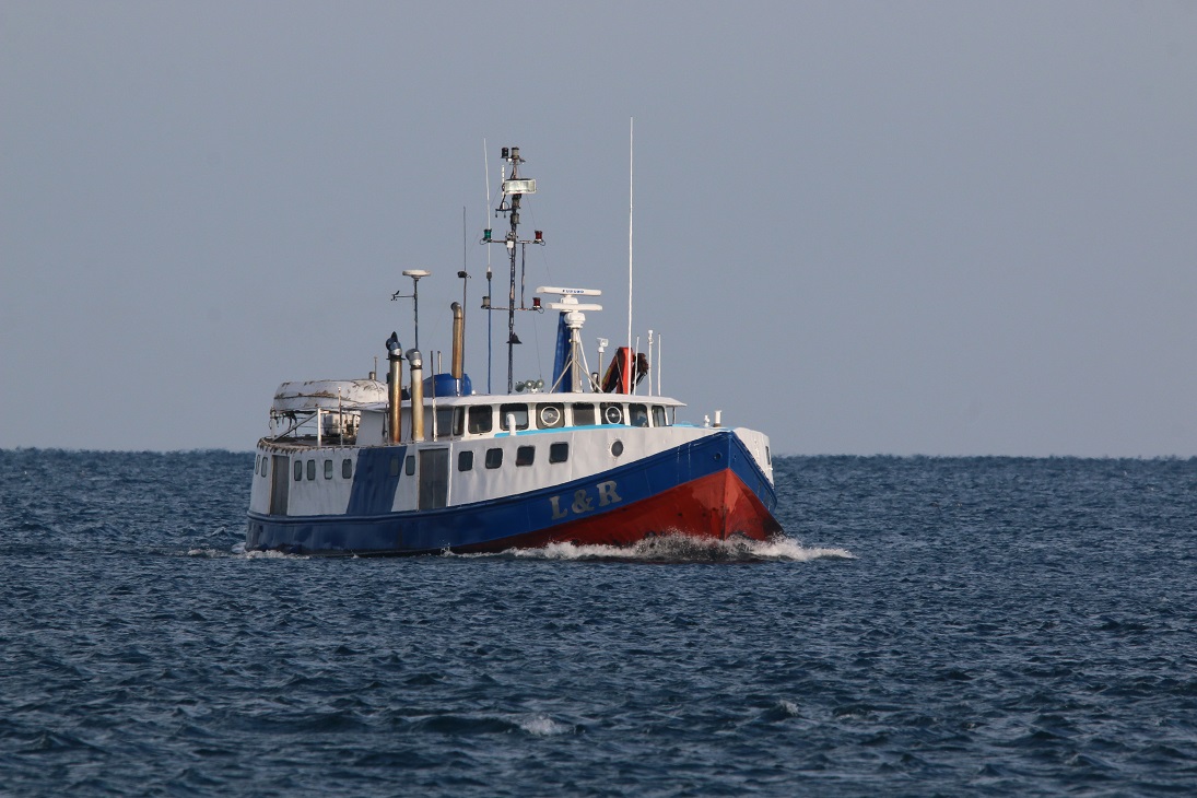 Michigan Exposures: A Fish Tug Entering the St Clair River