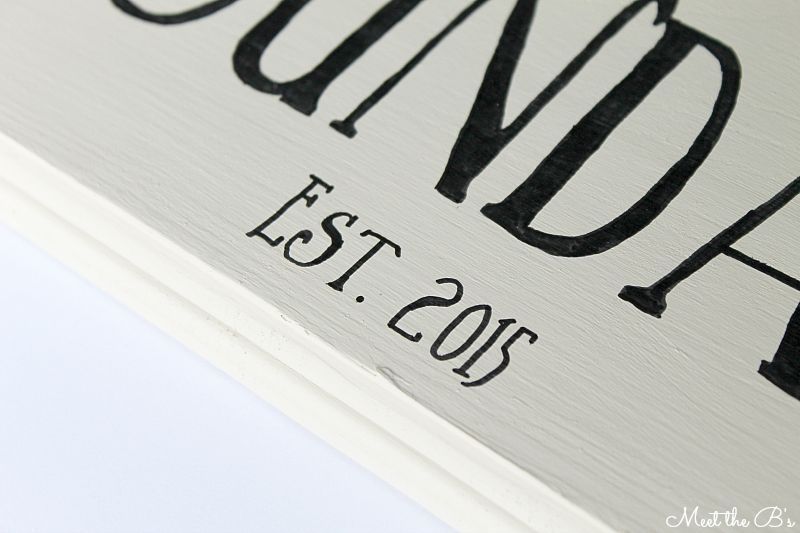 Wedding gift- Family name sign | The Inspired Hive