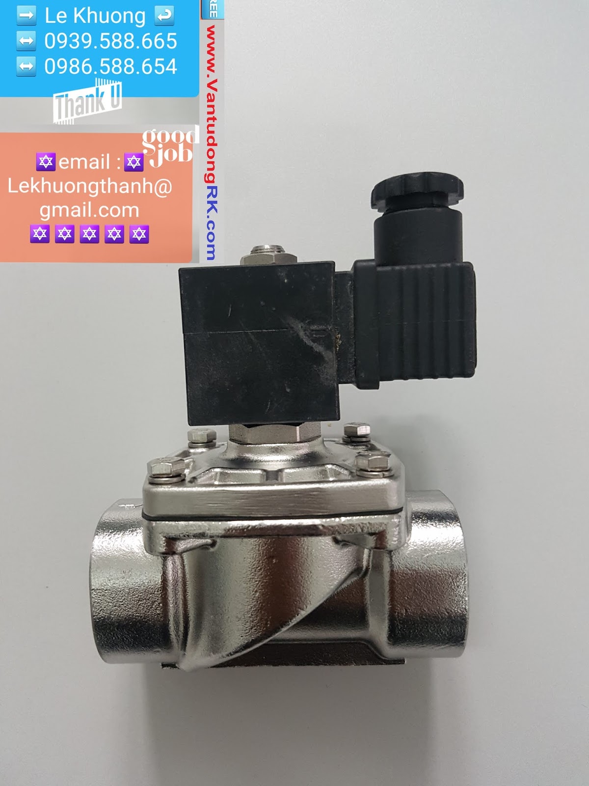Van Inox Dien tu - Pneumax solenoid van Inox 316 - Made in ITALY