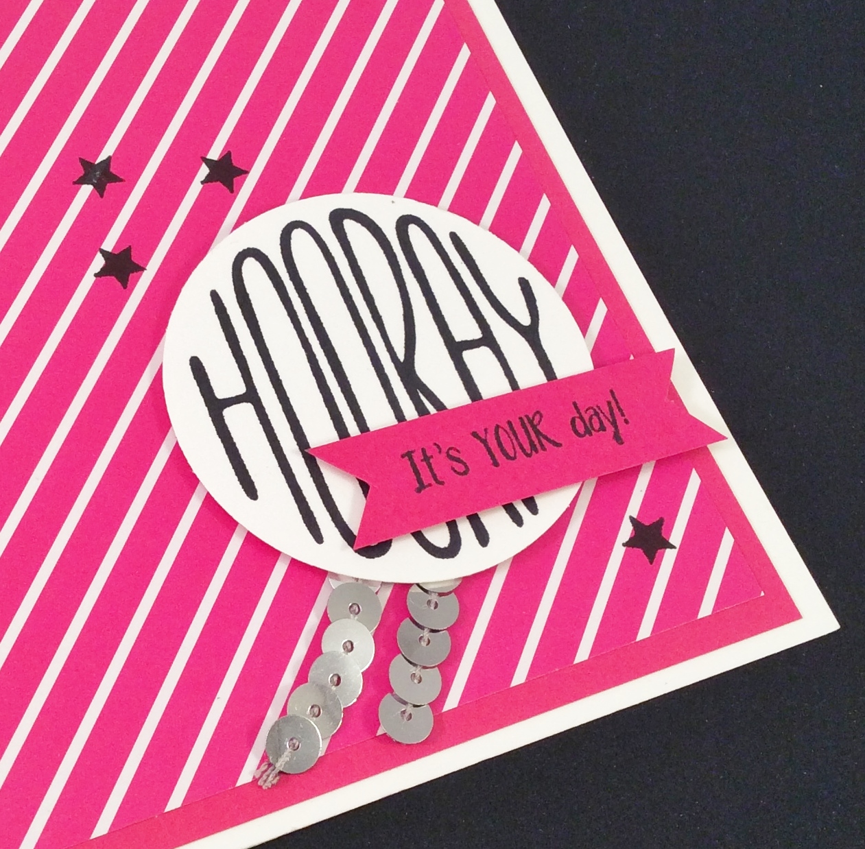 Stampsational: Hooray for a Pop of Pink!