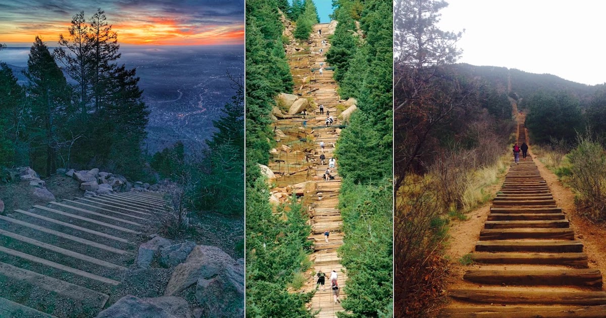The Phenomenal 2,744 Step Staircase In Colorado That Poses A Real ...