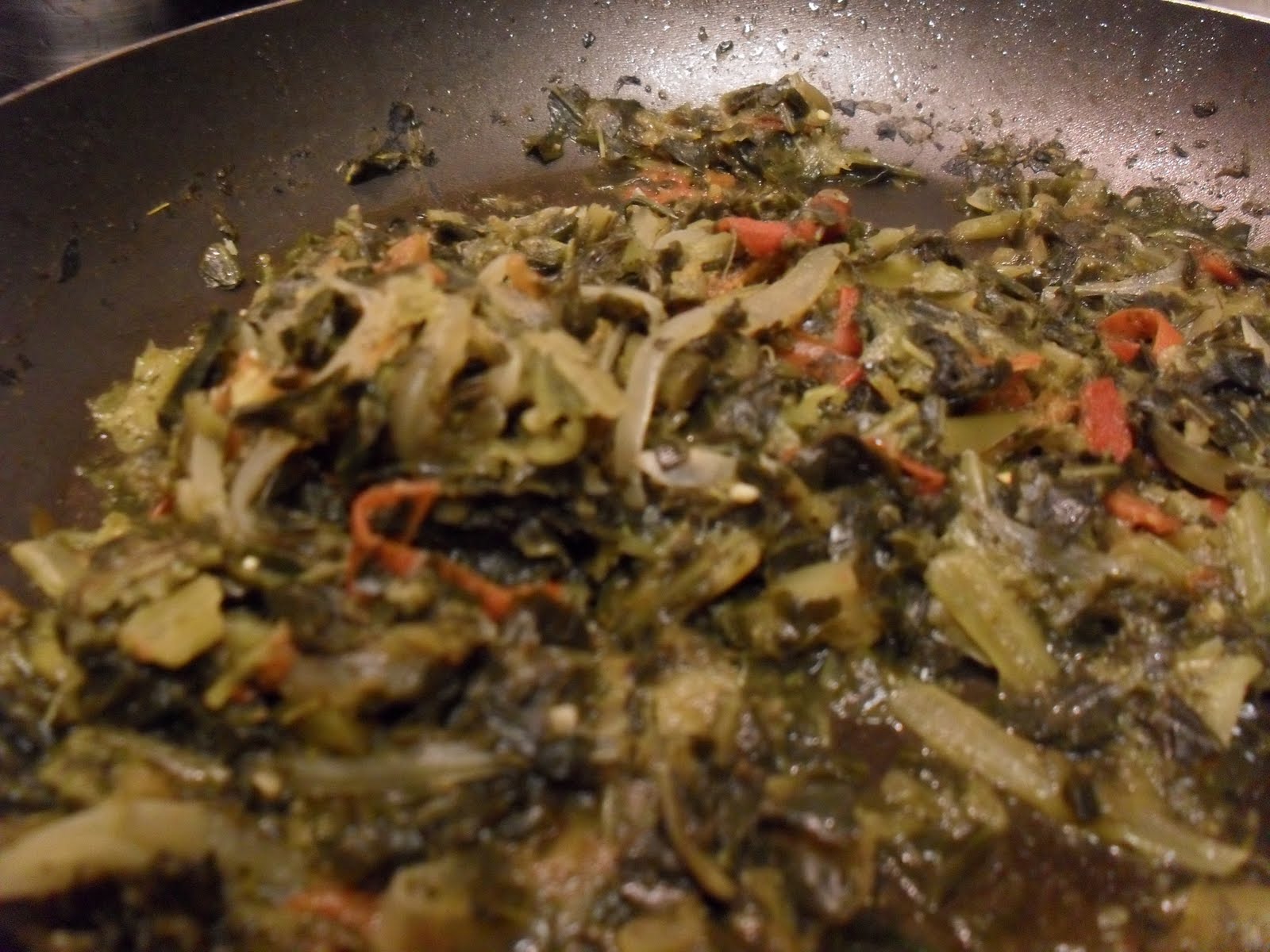 Steam,Stir, Saute and Sip: Fast Collards and Chops