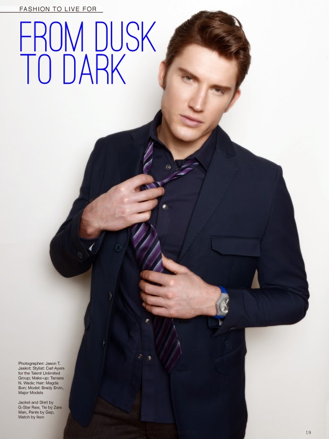 MAJOR MEN: BRADY ERVIN FOR RAINE MAGAZINE