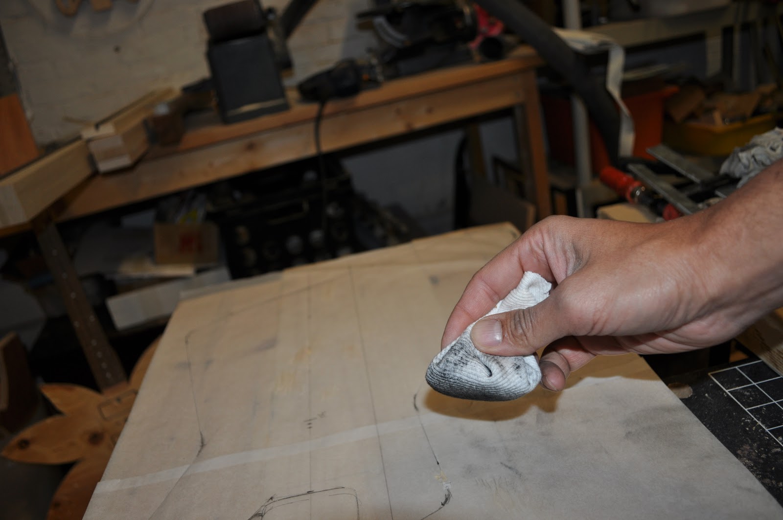 The Guitar Garage: Transferring a design from paper to wood: Using a ...