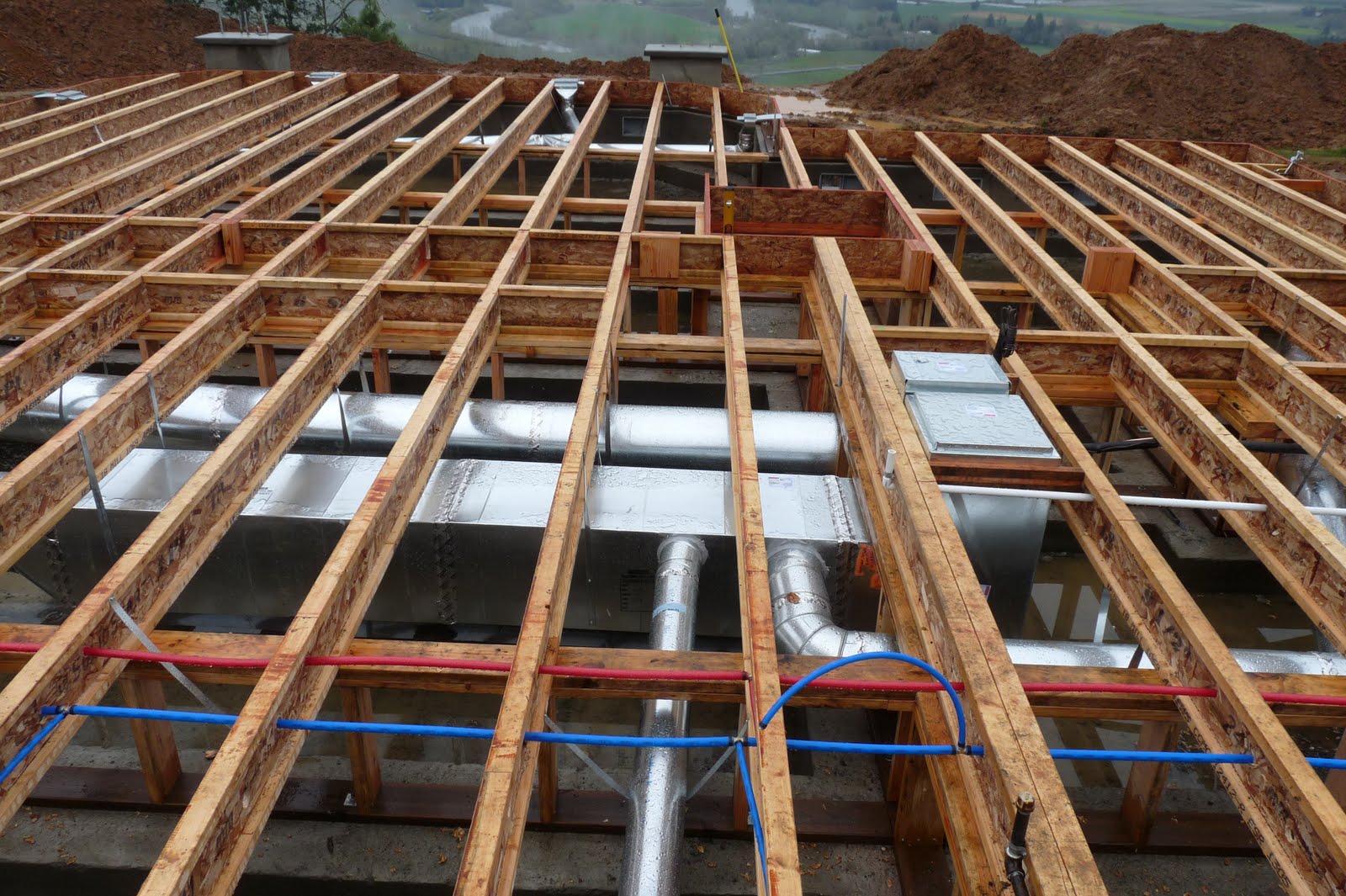Building Our Dream Home: Underfloor HVAC/Plumbing