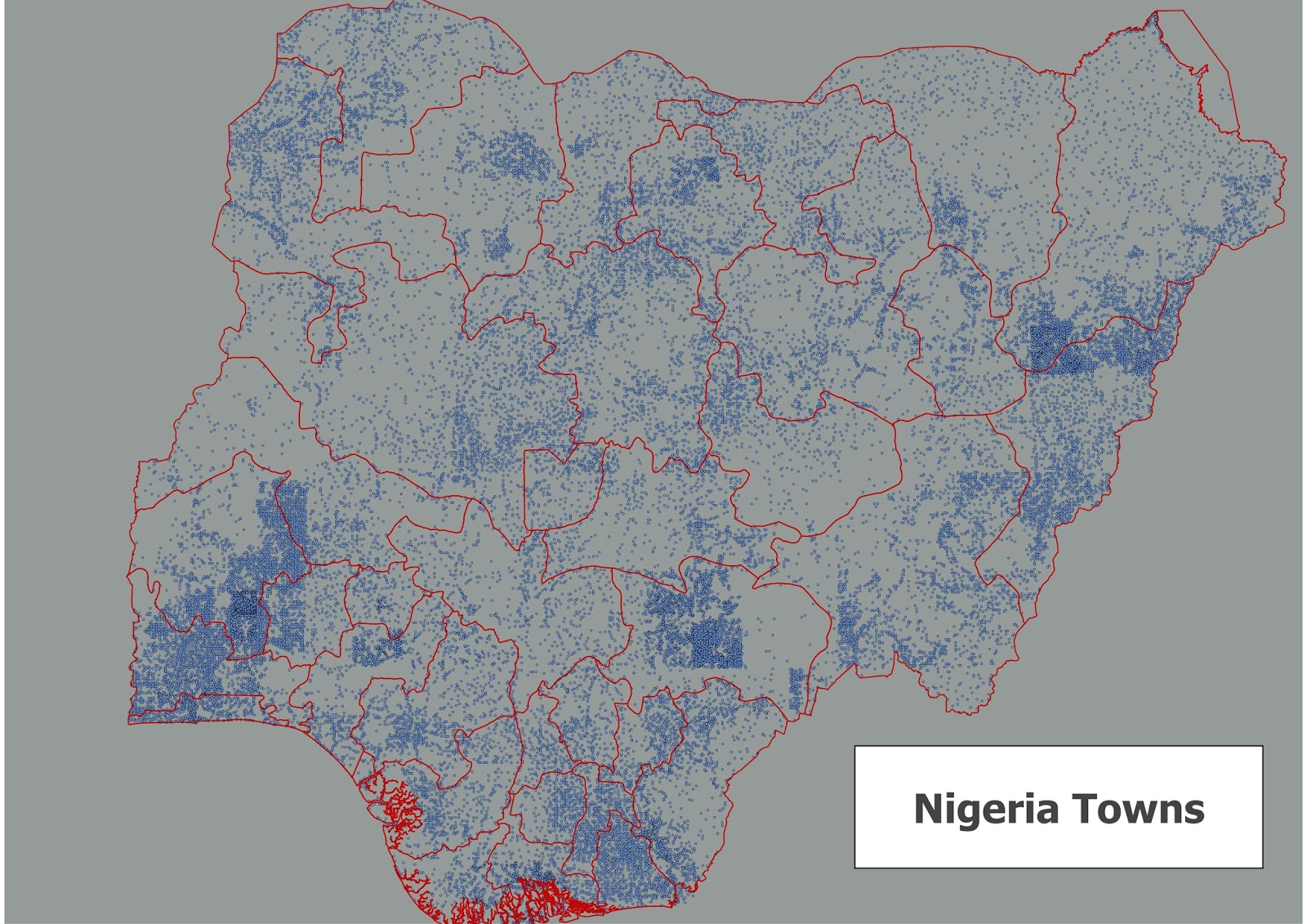Geospatial Solutions Expert: Download Nigeria Geo dataset for States ...