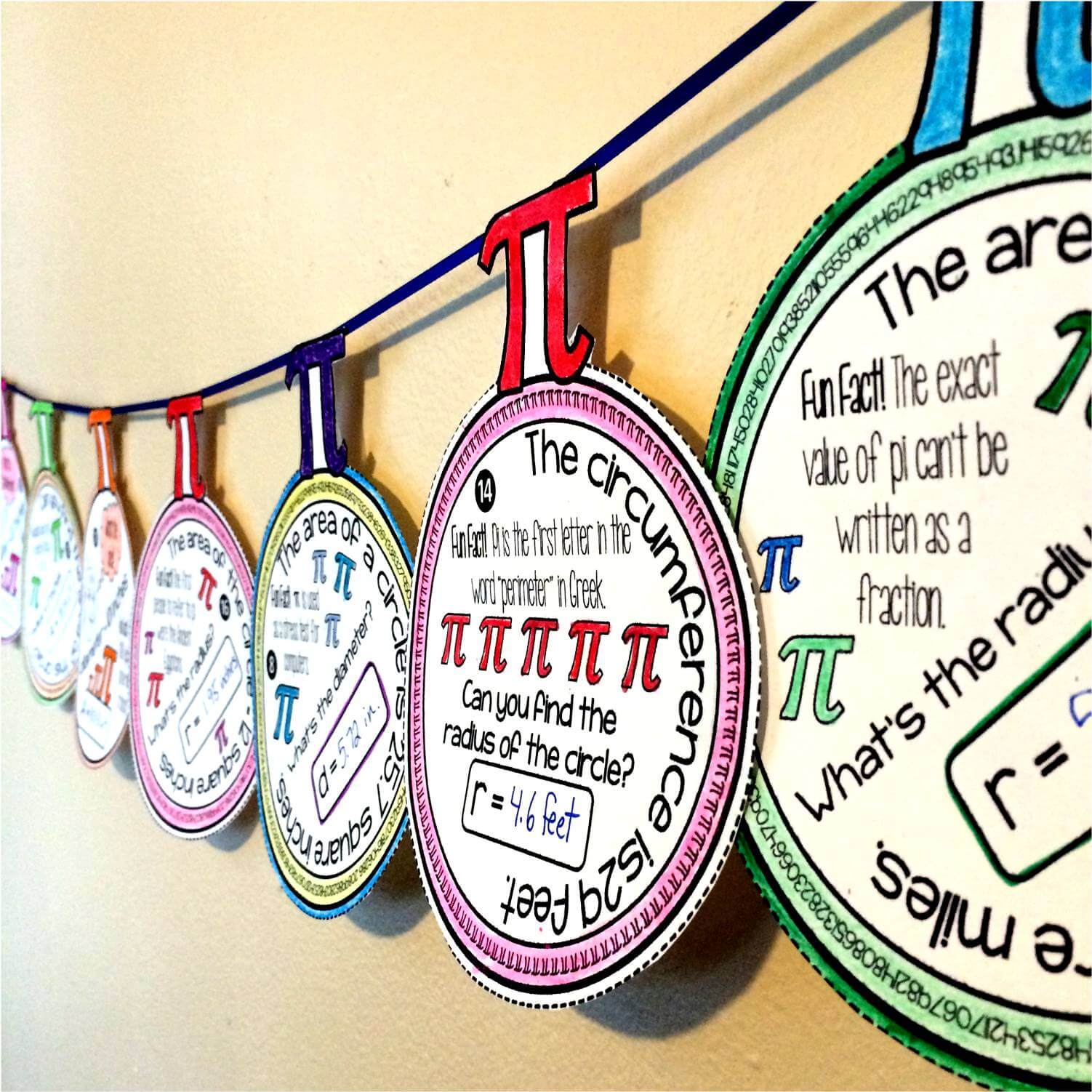 Scaffolded Math and Science: Math Pennants are a fun way to show off ...