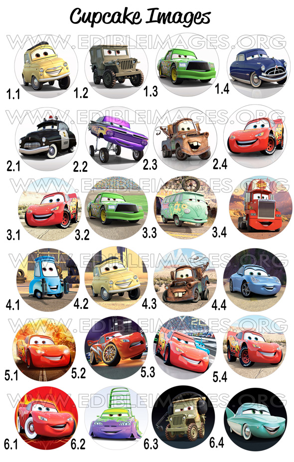 Edible Image Disney Cars - Aisha Puchong Jaya