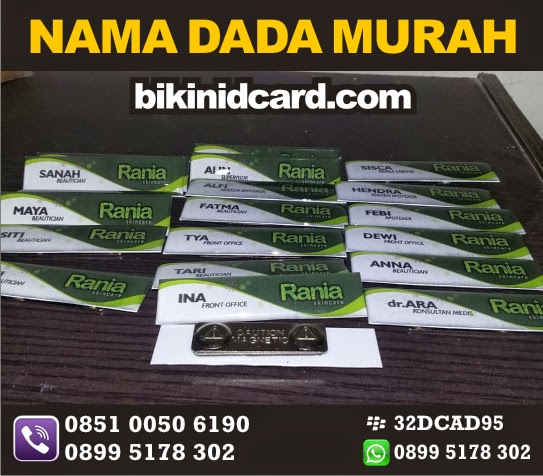 Jual Name Tag Unik