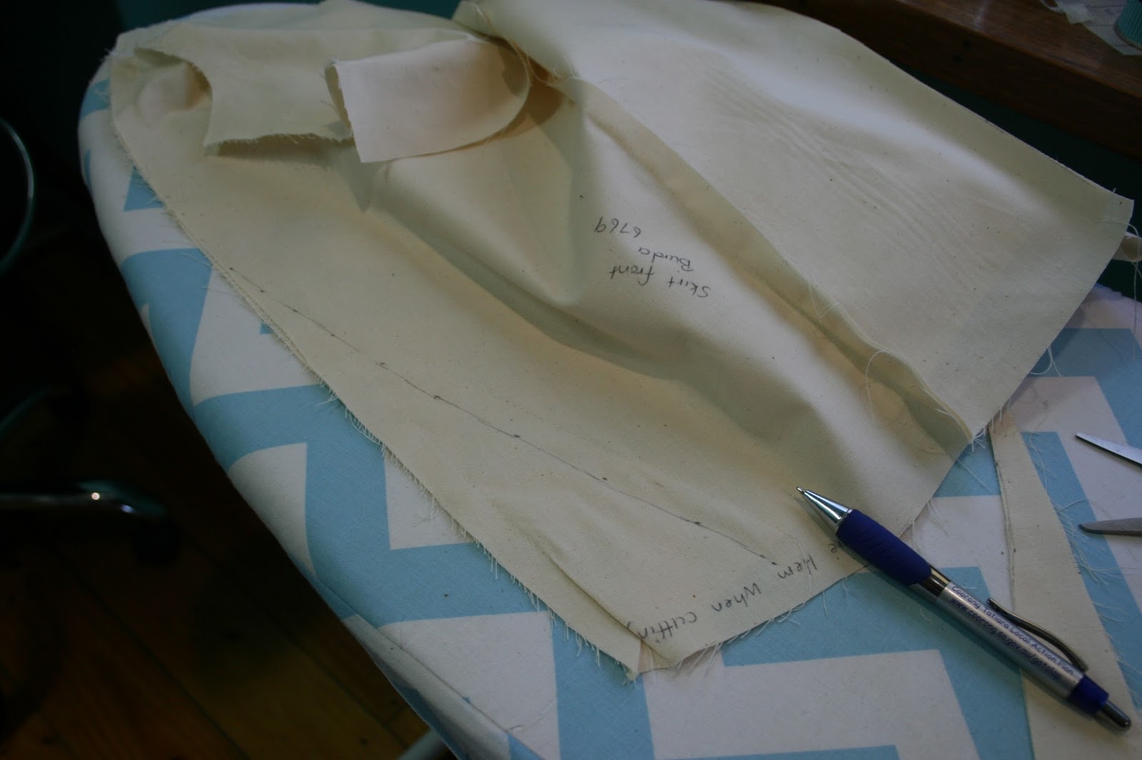 Five and Counting....: Burda 6769 A Skirt in the Making