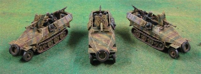 Analogue Hobbies: From ScottB: 15mm WWII German Halftracks (60 points)