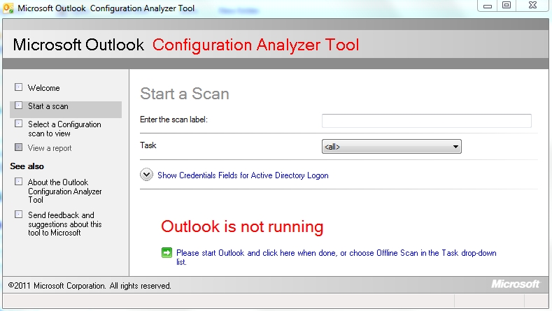 Outlook Configuration Analyzer Tool (OCAT )|ketopc