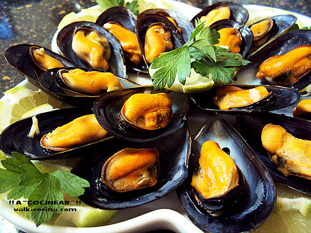 MEJILLONES AL LIMÓN | ¡¡A COCINEAR!! Recetas valkicocina.com
