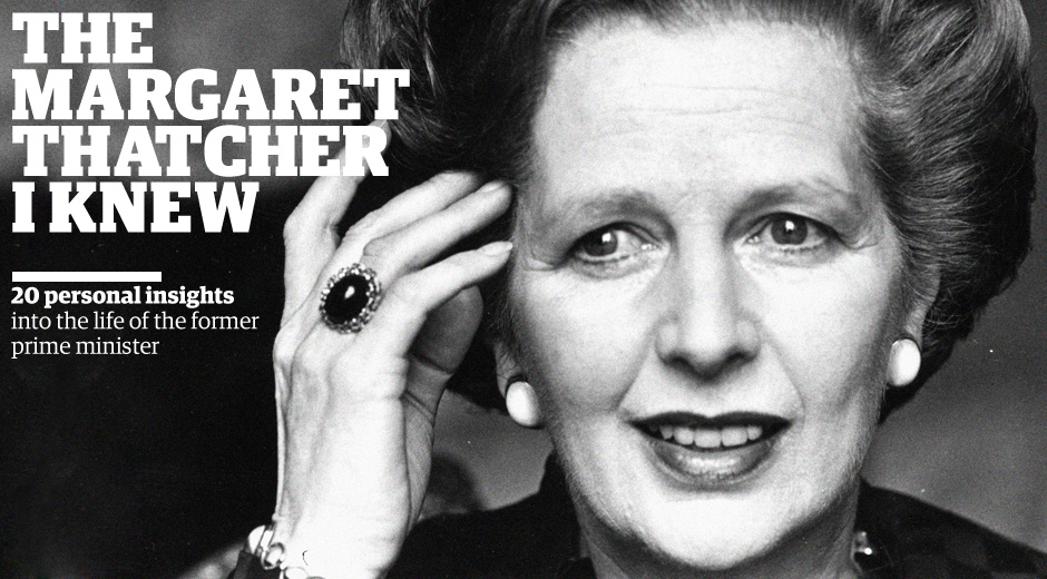 The first female prime minister of Britain, Margaret Thatcher