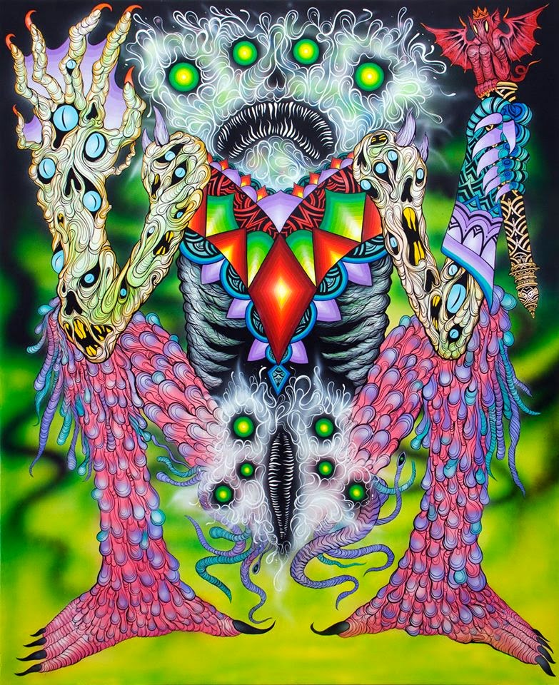 'Psychedelic Nightmare Paintings' by Skinner