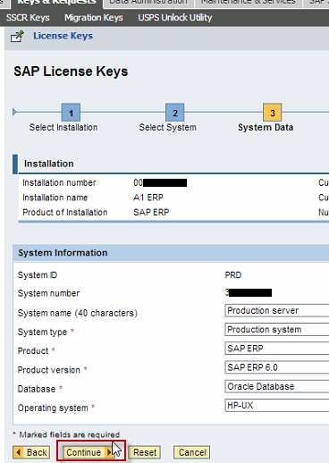 Sap install new license key - opmfa