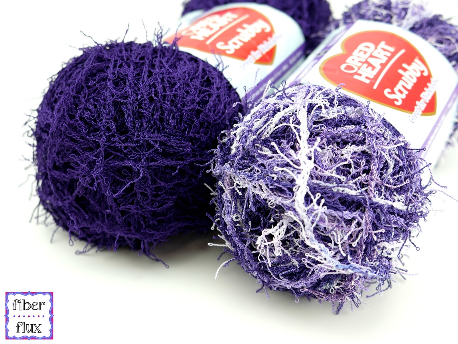 Fiber Flux: Yarn 101: Scrubby from Red Heart