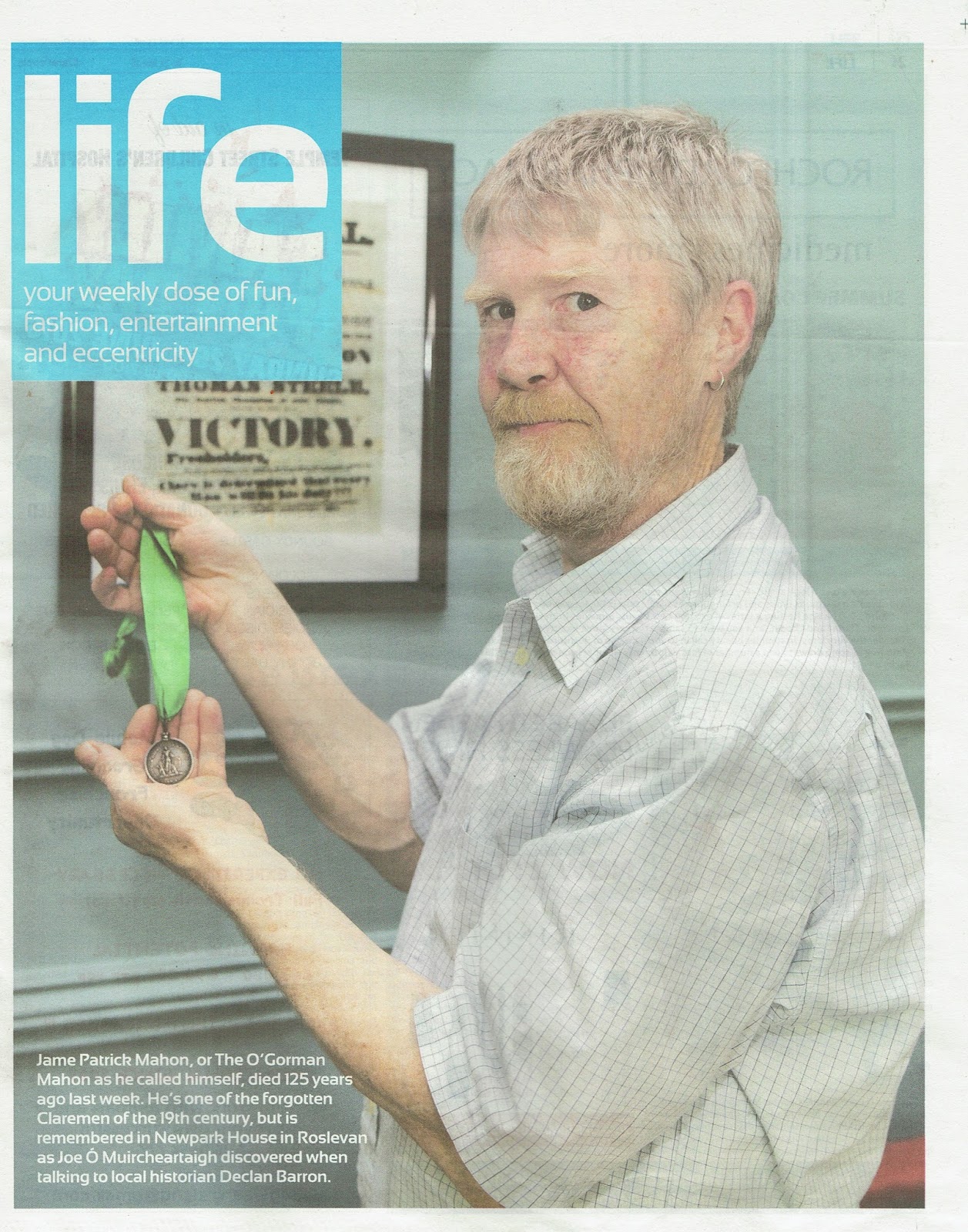 AS THEY WERE: THE O'GORMAN MAHON REMEMBERED