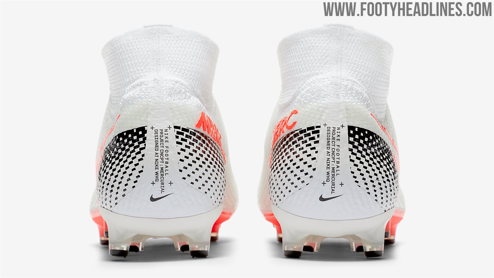 White / Laser Crimson Nike Mercurial 2020 'Future Lab II' Boots ...
