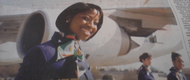 "up,up and away?": SAA Cabin Crew