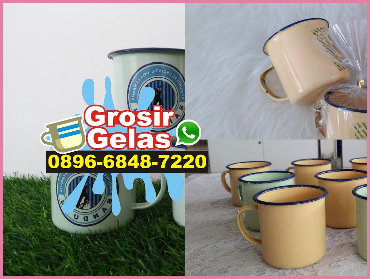 Gambar Mug Blirik – 0896~6848~7220 [wa] Grosir Gelas Kaleng Enamel Diskon
