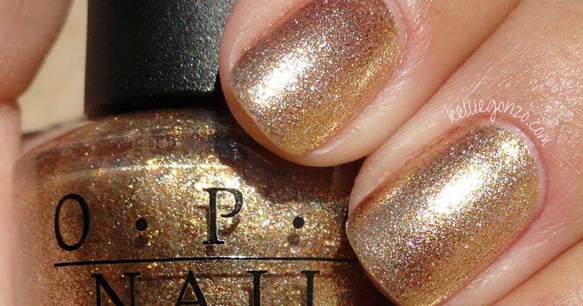 KellieGonzo: OPI - Dazzled by Gold