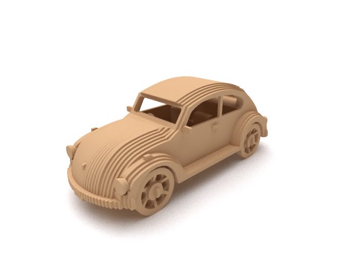 PROJETO CARRO FUSCA EM MDF OU ACRÍLICO