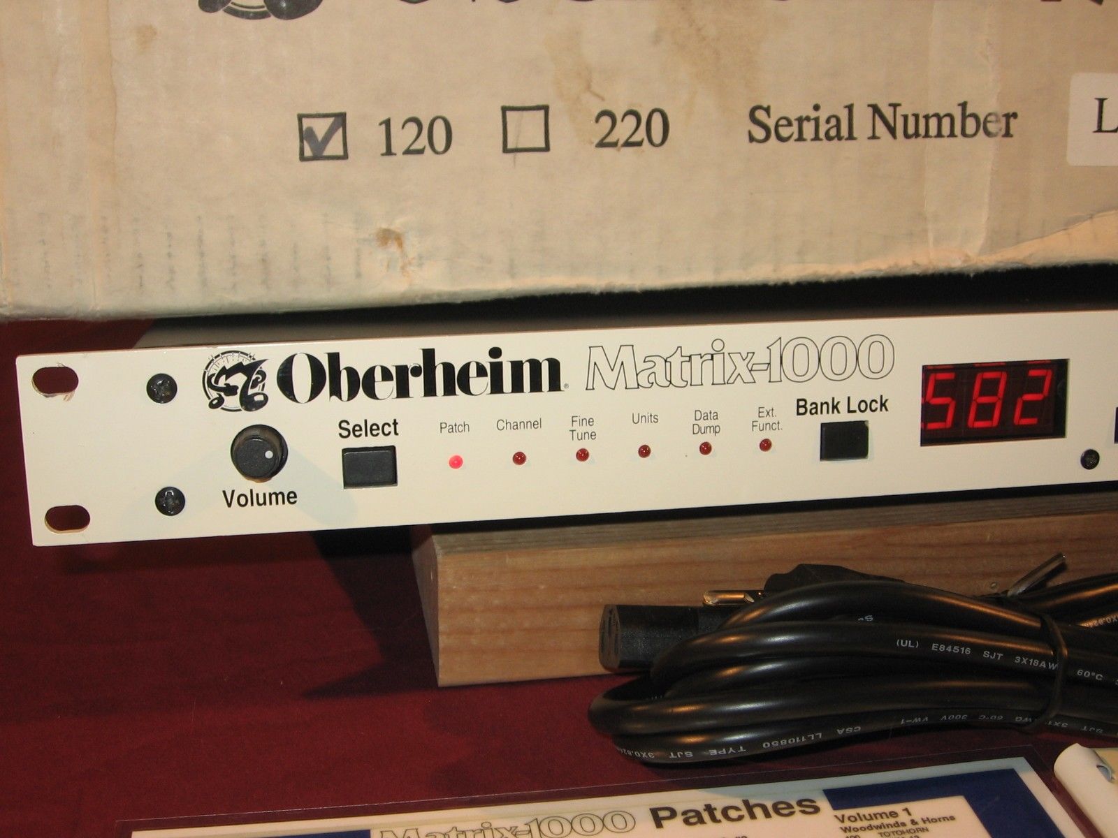 MATRIXSYNTH: Oberheim Matrix 1000 Analog Rack Mount Synth with Original ...